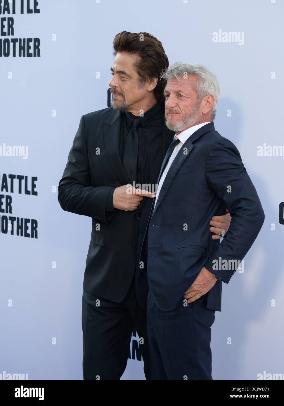 LOS ANGELES, USA. September 08, 2025: Benicio Del Toro & Sean Penn at ...