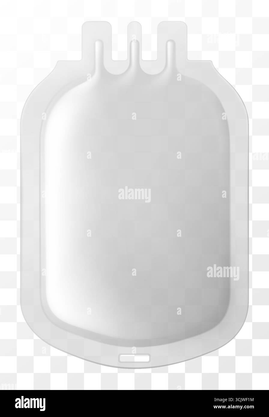 Saline solution bag. IV drip vitamin minerals for health. Intravenous ...