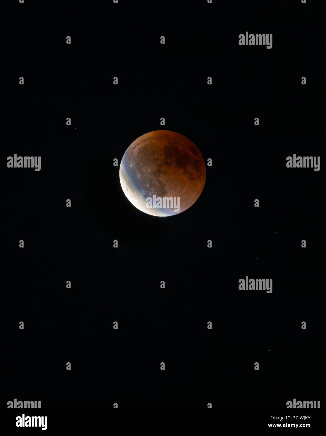 Aerial view blood moon hi-res stock photography and images - Alamy