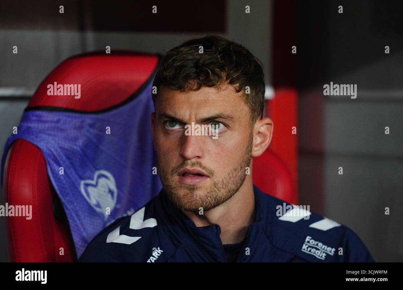 September 08 2025: Jacob Bruun Larsen of Denmark looks on during a ...