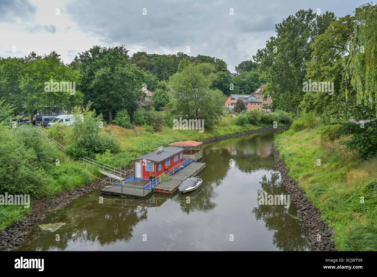 Jeetzel, Fluß in Hitzacker, Niedersachsen, Deutschland *** Jeetzel ...