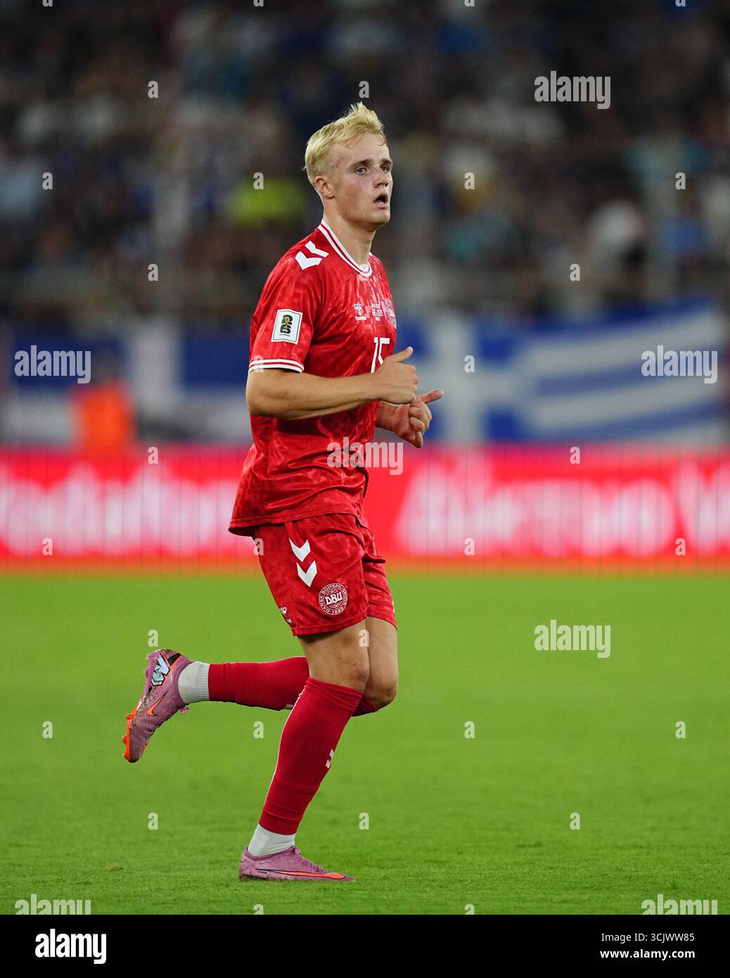September 08 2025: Victor Froholdt of Denmark looks on during a World ...