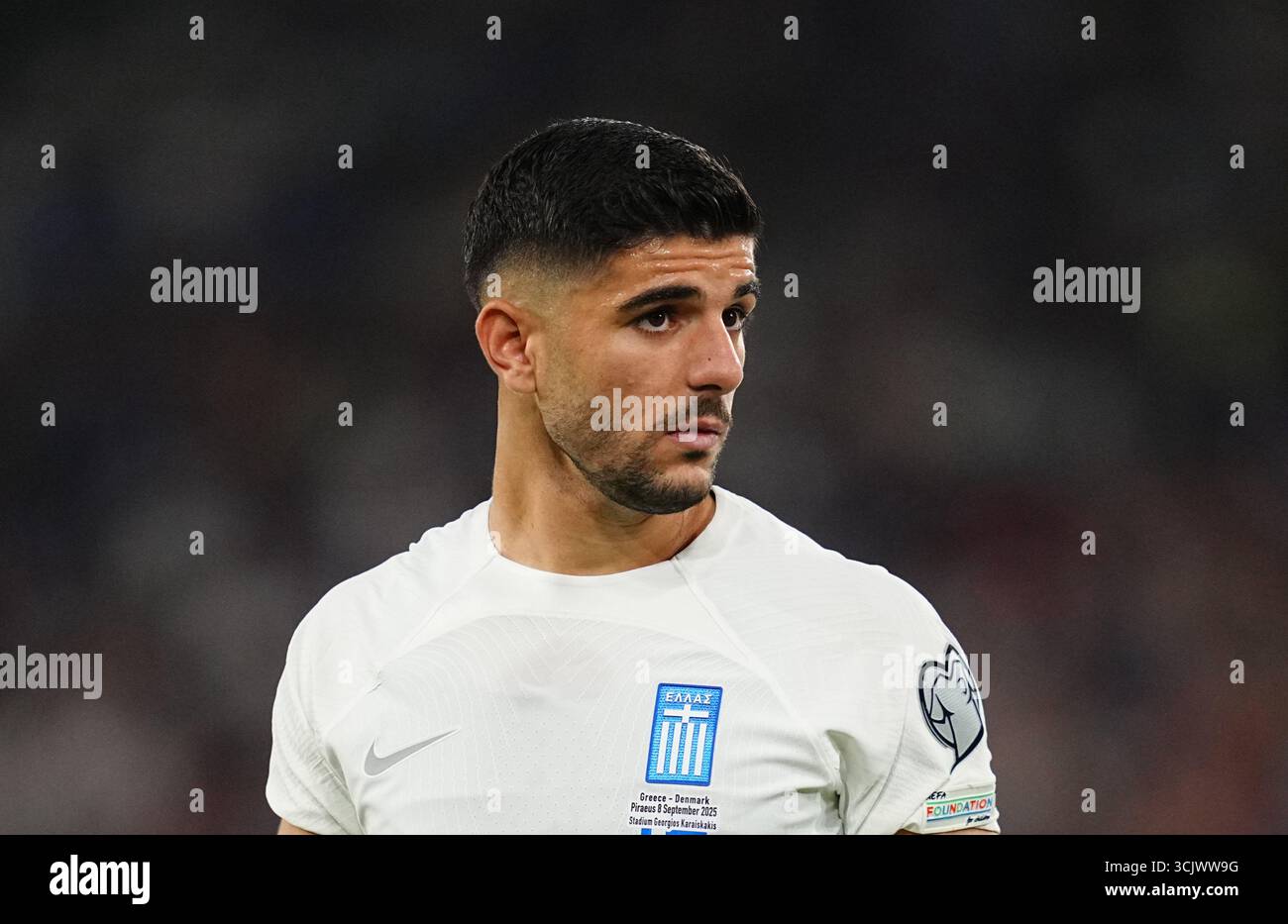 September 08 2025: Konstantinos Koulierakis of Greece looks on during a ...
