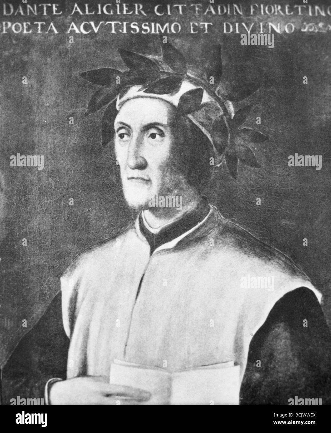 Portrait of Italian poet Dante Alighieri, 15th century Stock Photo - Alamy