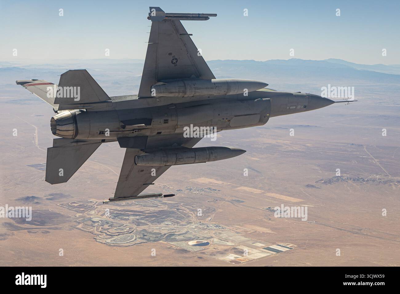 An F-16C assigned to the 416th Flight Test Squadron at Edwards Air ...