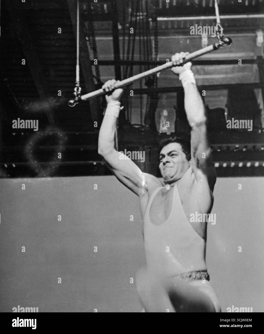 American actor Tony Curtis in the movie Trapeze, USA 1956 Stock Photo ...