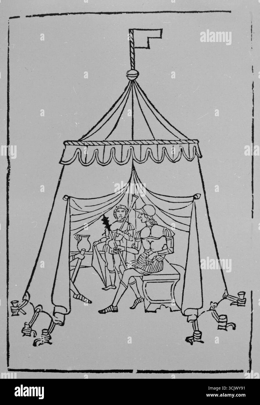 Artist tent Black and White Stock Photos & Images - Alamy