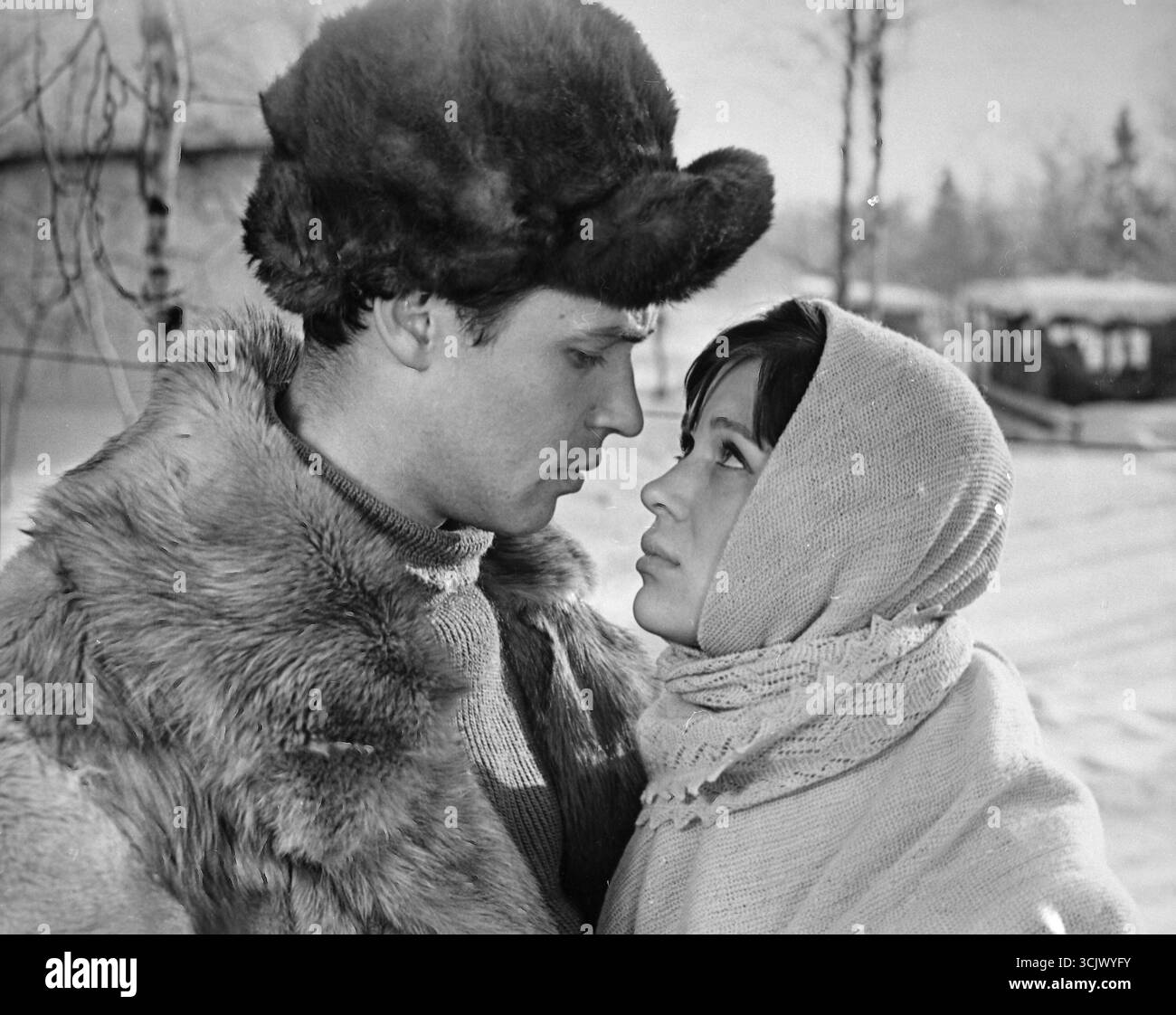 Scene from the Russian movie There Was an Old Couple, 1964 Stock Photo ...
