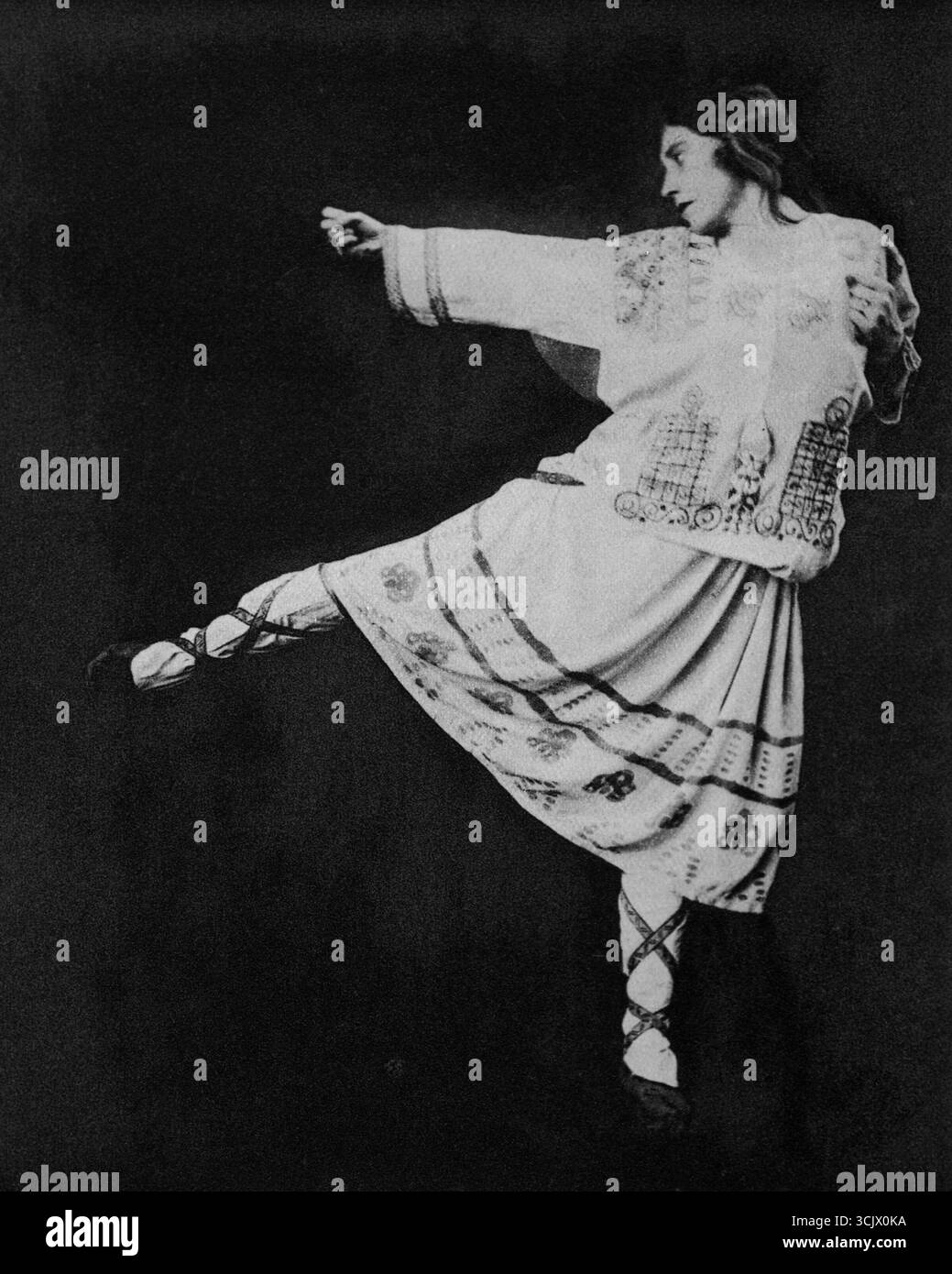 Lydia Sokolova in a scene from the Russian ballet Le Sacre du Printemps ...