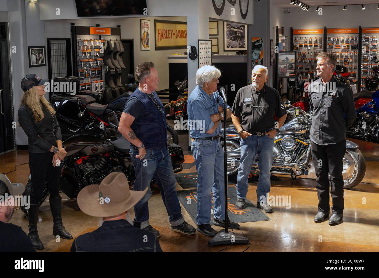 Karen Davidson, Jay Leno, Robert Patrick, Oliver Shokouh und Lorenzo ...