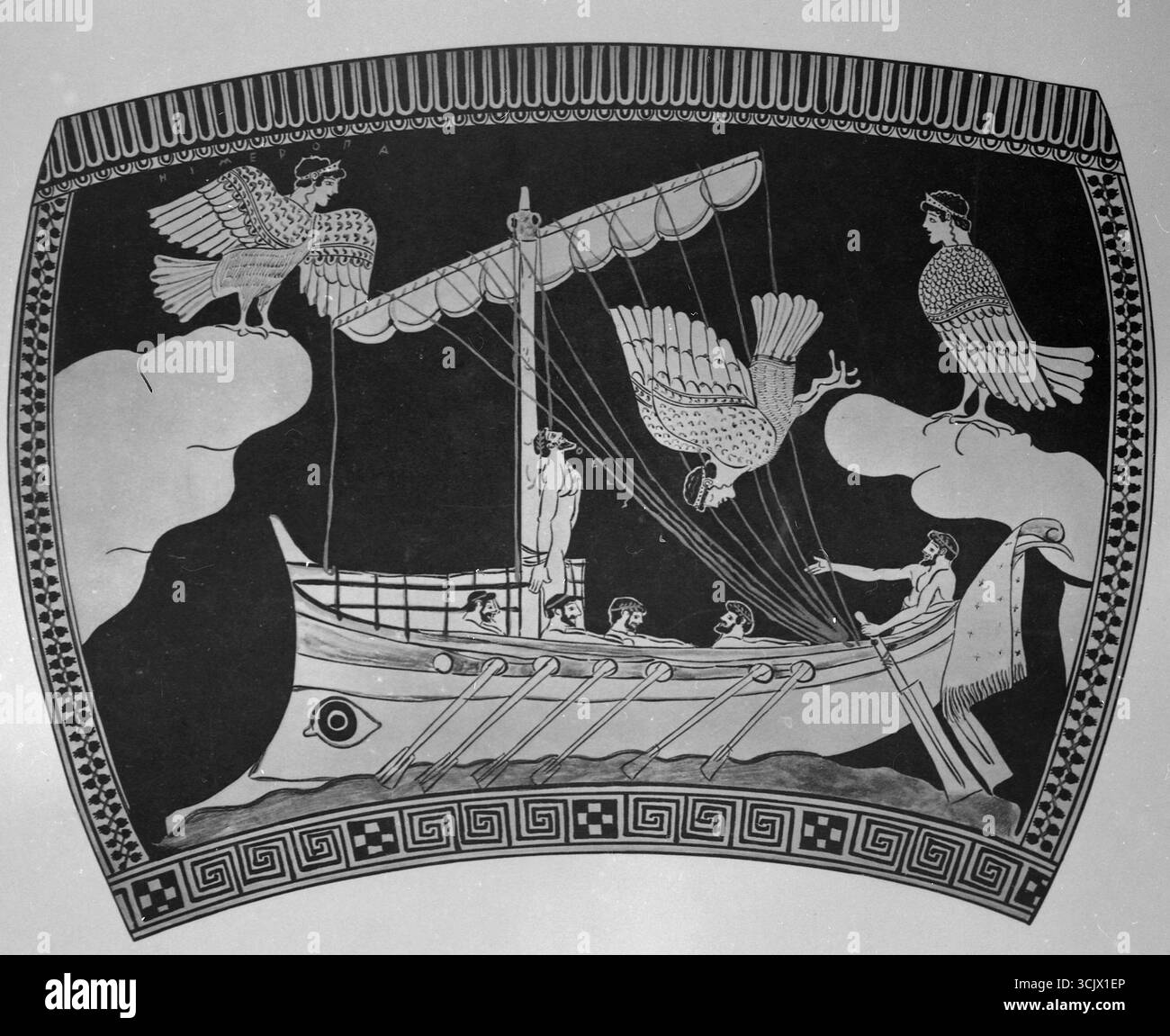 Greek vase painting Black and White Stock Photos & Images - Alamy
