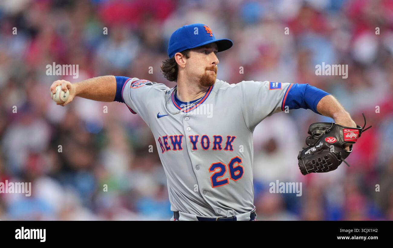 New York Mets' Nolan McLean plays during a baseball game Monday, Sept ...