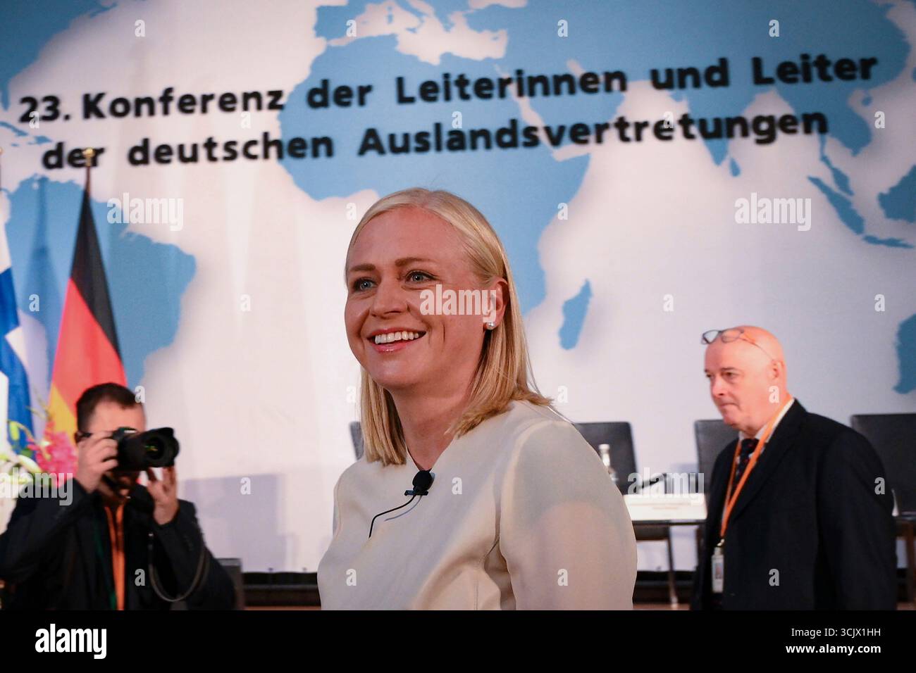 Finland's Foreign Minister Elina Valtonen attends the Conference of ...