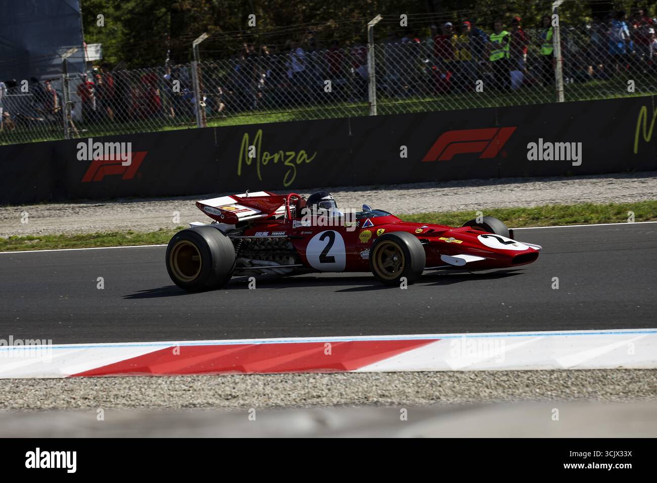 Jacky Ickx's Ferrari 312 B2 during the 2025 Formula 1 Pirelli Grand Premio dâ??Italia, 2025 ...