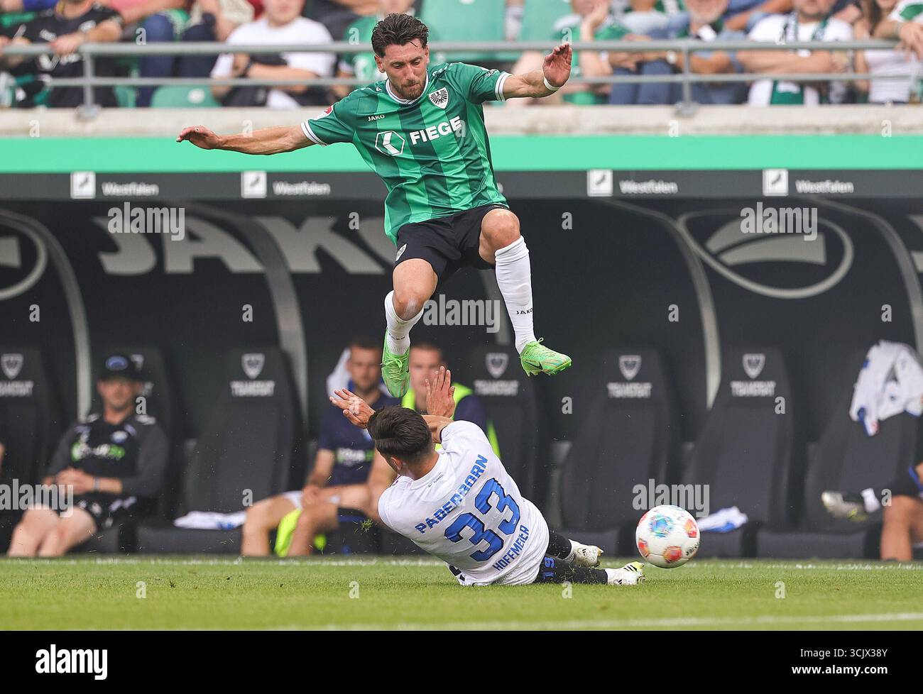 firo : 08.08.2025, soccer, football, 2nd league, 2nd Bundesliga, season ...