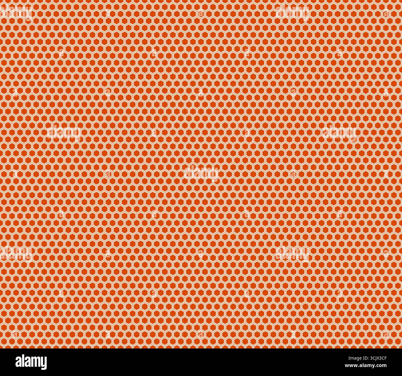 Honeycomb mosaic background. Deep carrot orange color on matching ...