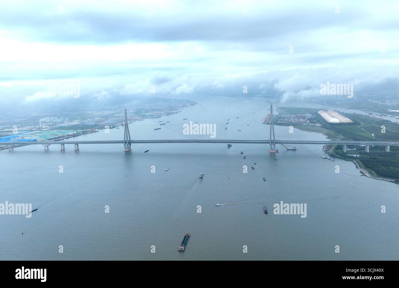 (250909) -- CHANGZHOU, Sept. 9, 2025 (Xinhua) -- An aerial drone photo ...
