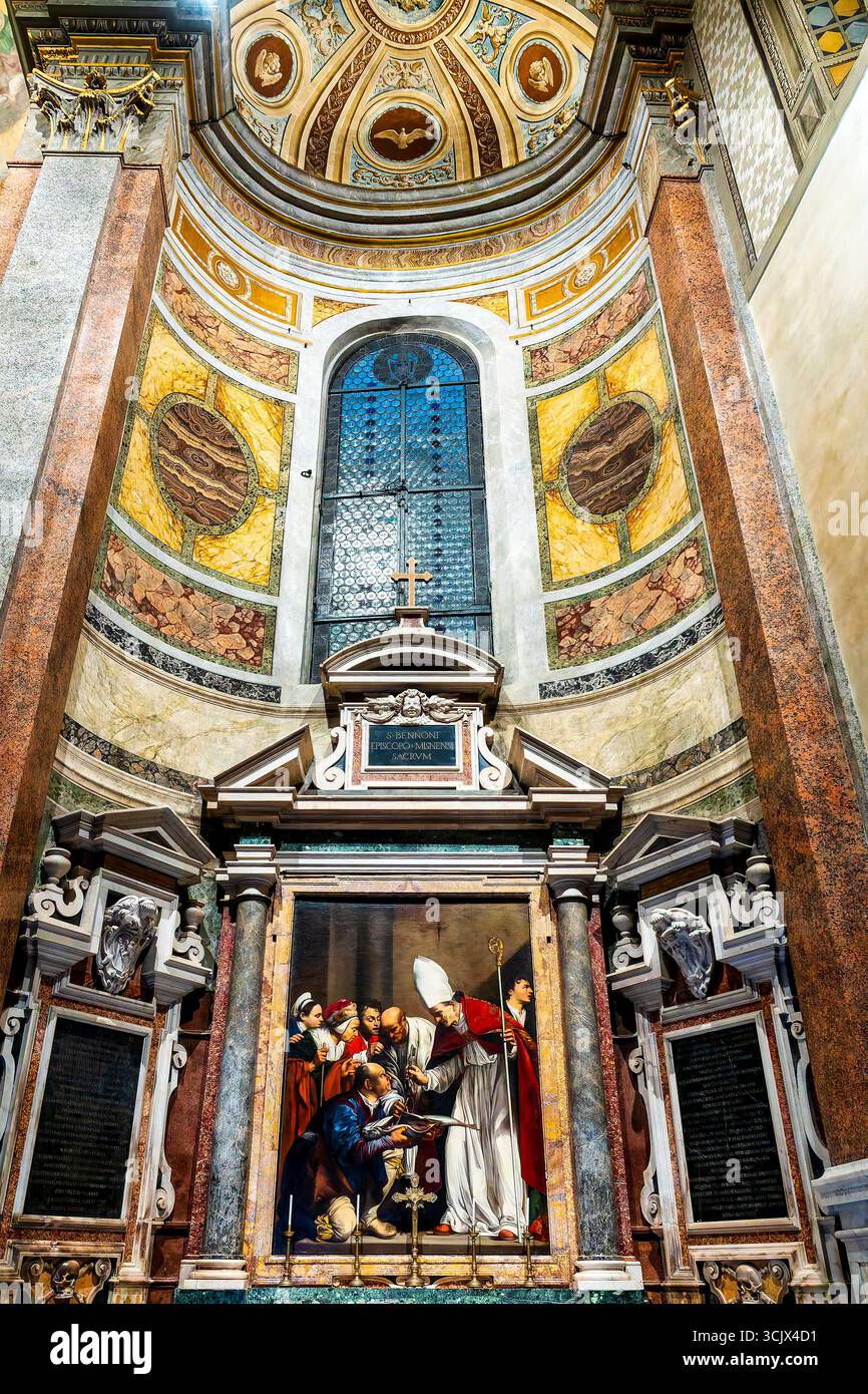 Chapel of Saint Benno in Santa Maria dell’Anima, Rome, Italy, featuring ...