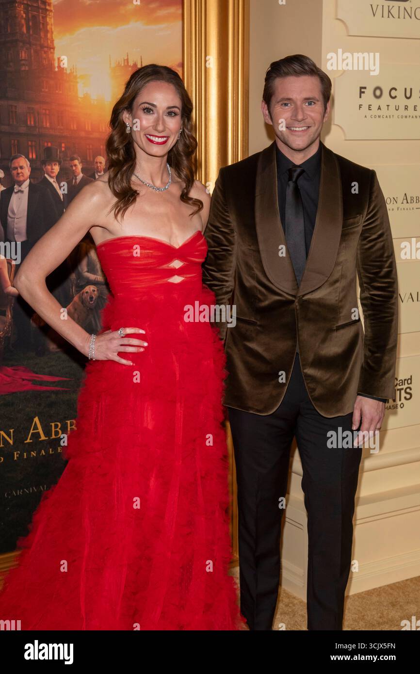 (L-R) Jessica Blair Herman and Allen Leech attend "Downton Abbey: The ...