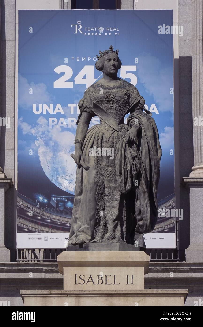 Spain, Madrid, The Teatro Real - Royal Opera of Madrid - is an opera ...