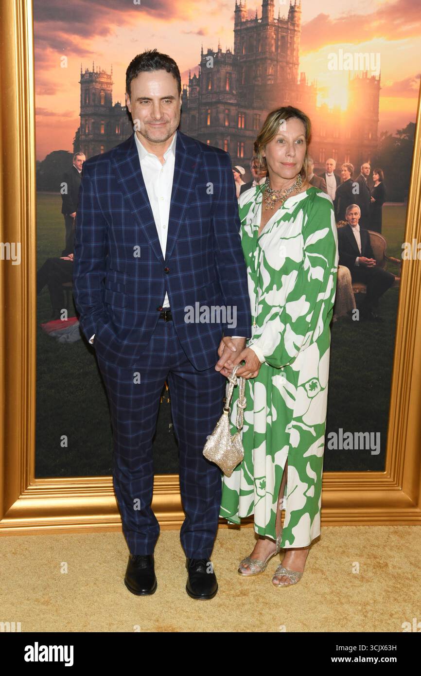 Dominic Fumusa and Ilana Levine attend "Downton Abbey: The Grand Finale ...