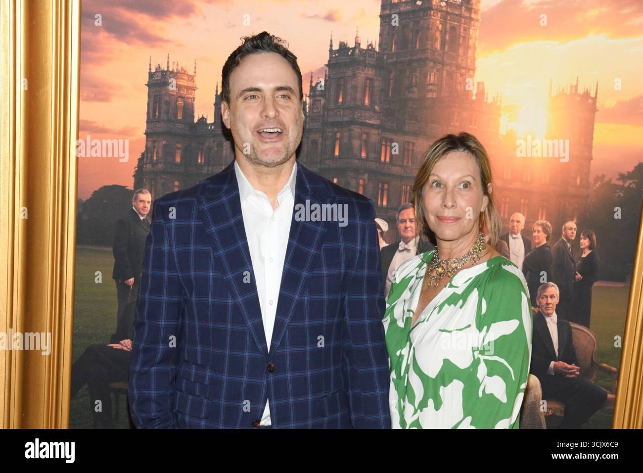 Dominic Fumusa and Ilana Levine attend "Downton Abbey: The Grand Finale ...