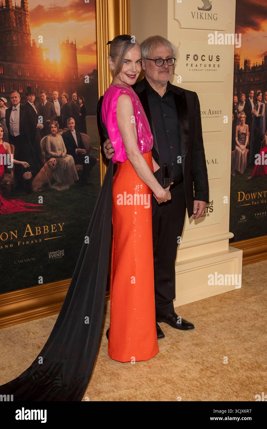 New York, United States. 08th Sep, 2025. (L-R) Elizabeth McGovern and ...