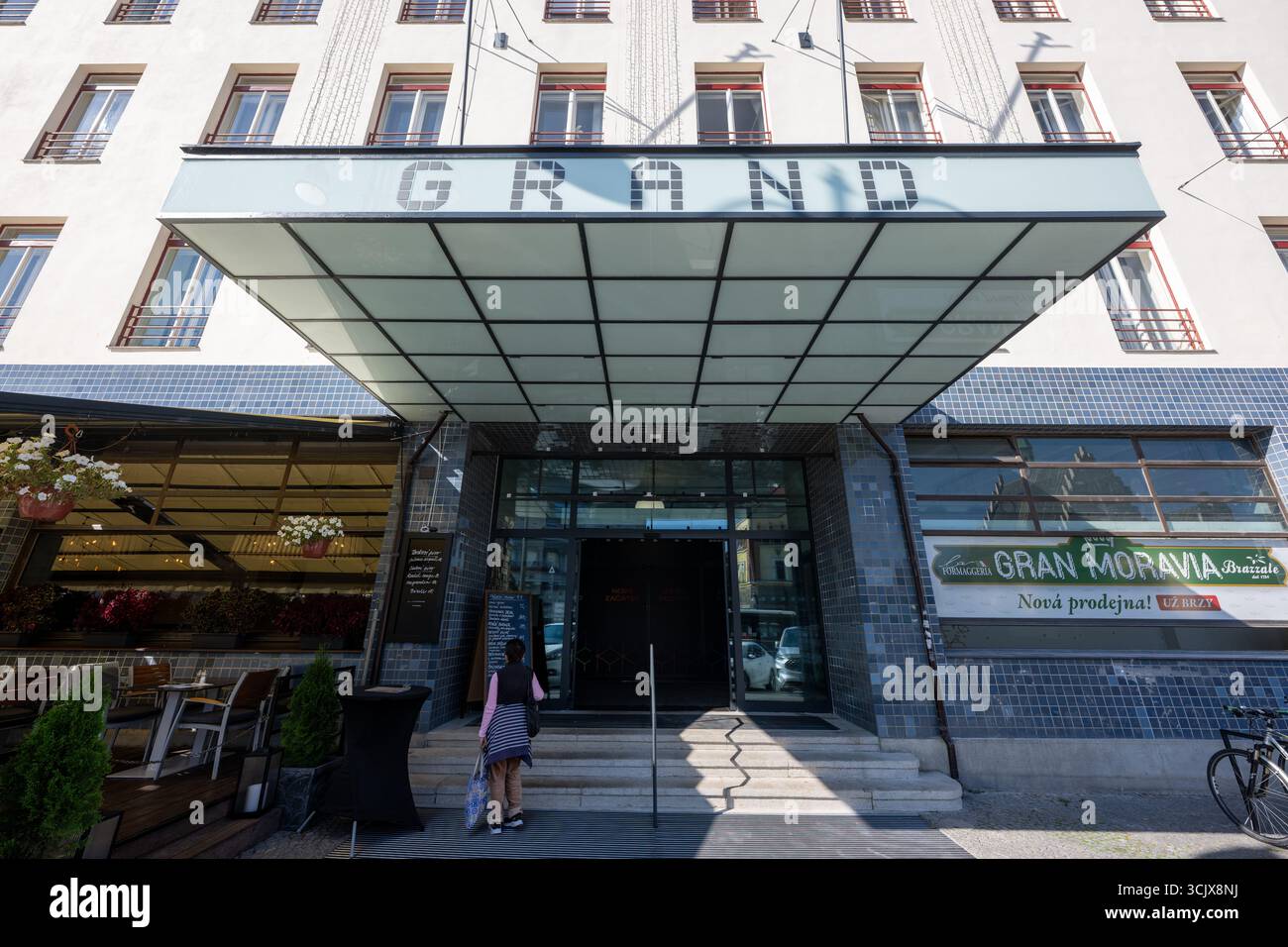 Hotel Grand (now a shopping centre) designed by architect Josef Gocar ...