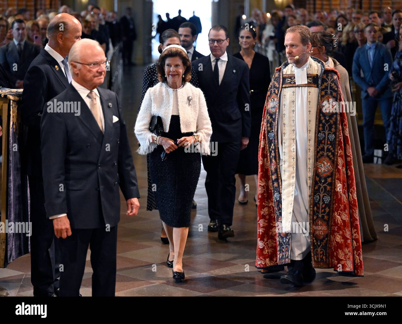 King Carl Gustaf, Queen Silvia, Crown Princess Victoria and Prince ...