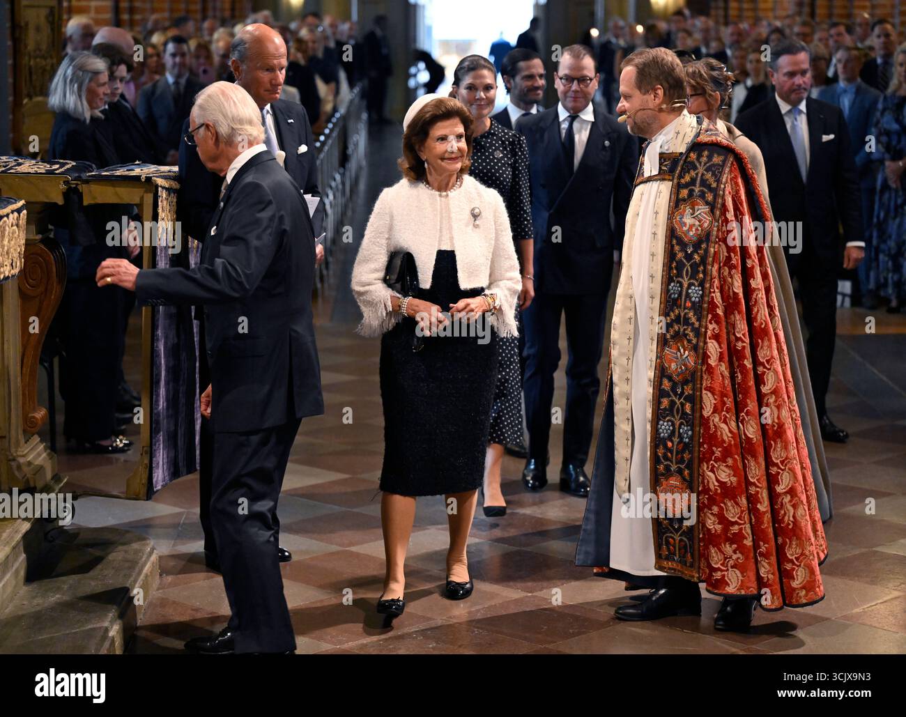 King Carl Gustaf, Queen Silvia, Crown Princess Victoria and Prince ...