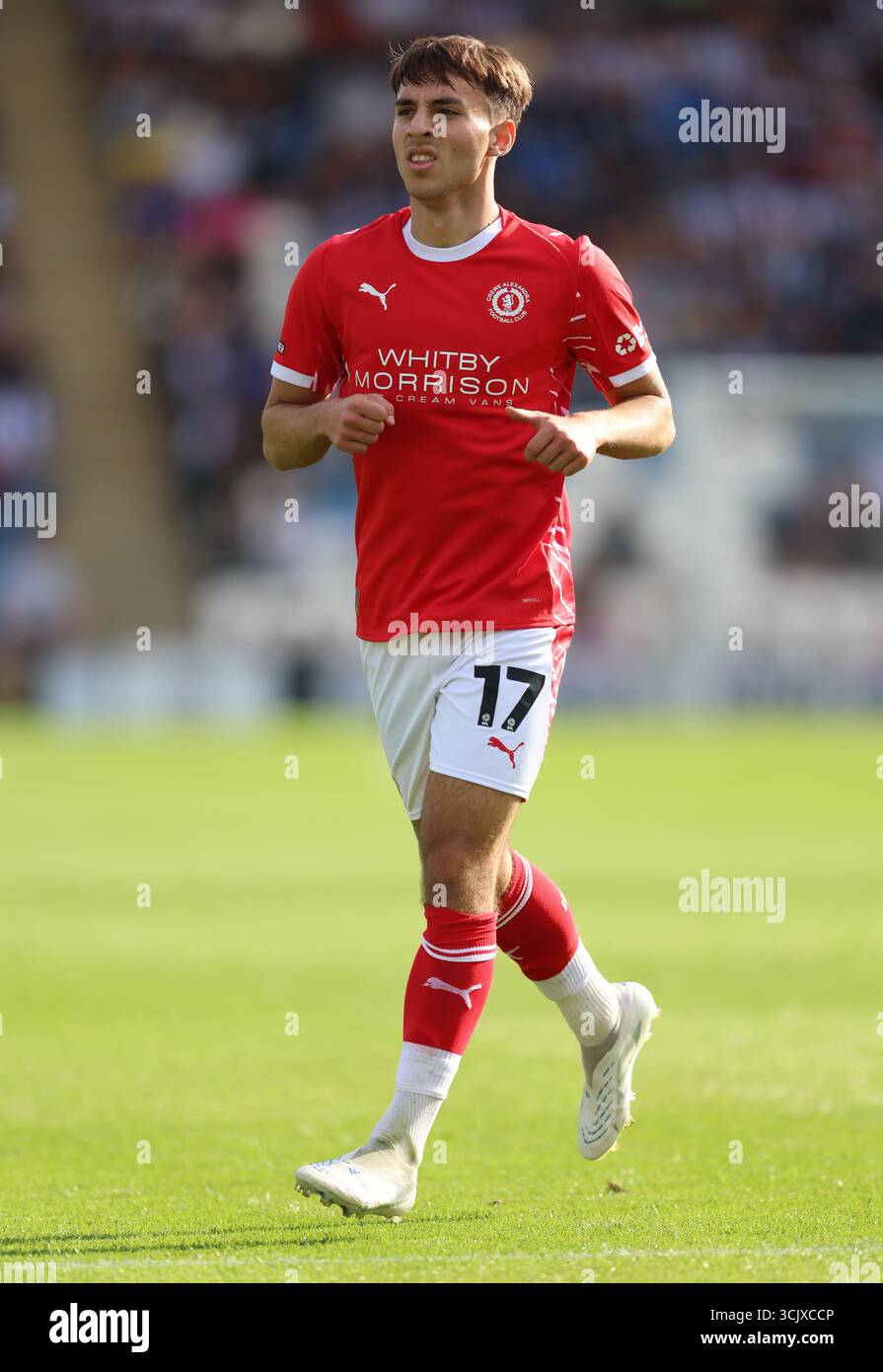 Crewe Alexandra's Matus Holicek during the Sky Bet League Two match at JobServe Community ...