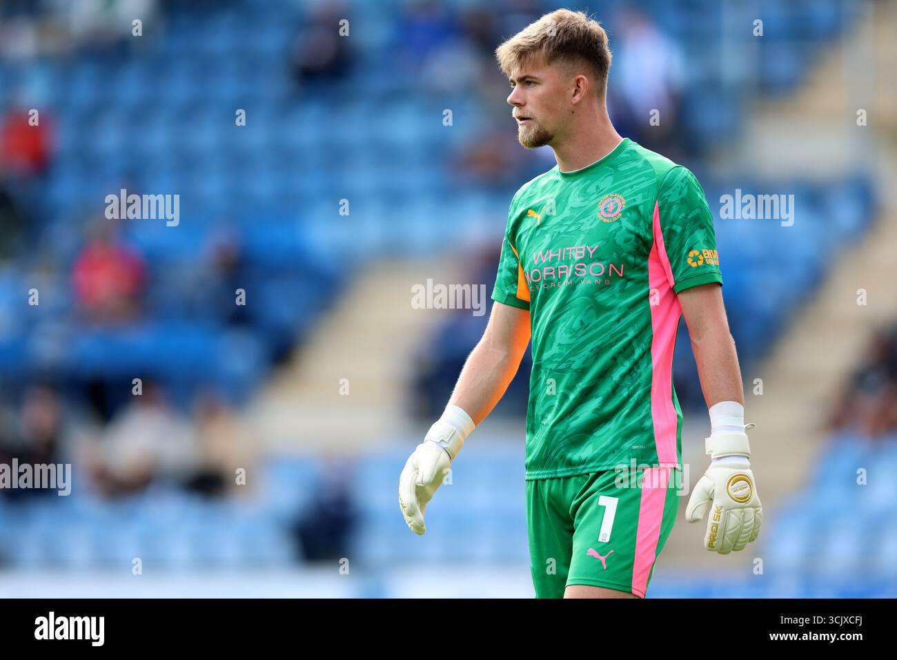 Colchester United's Matt Macey during the Sky Bet League Two match at ...