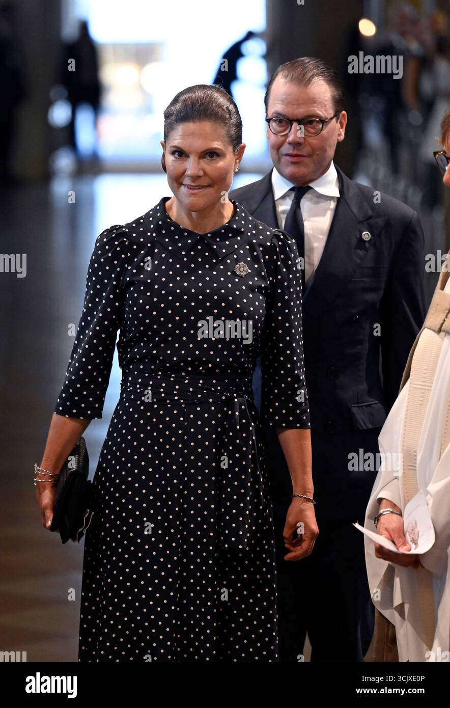 Crown Princess Victoria and Prince Daniel at Storkyrkan Cathedral in ...