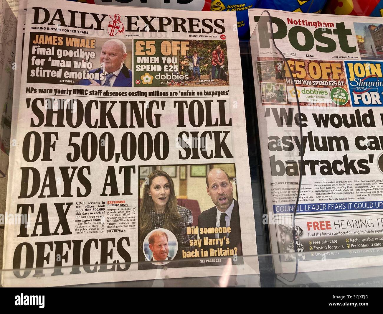 one UK newspaper report Civil servants in tax offices took more than ...