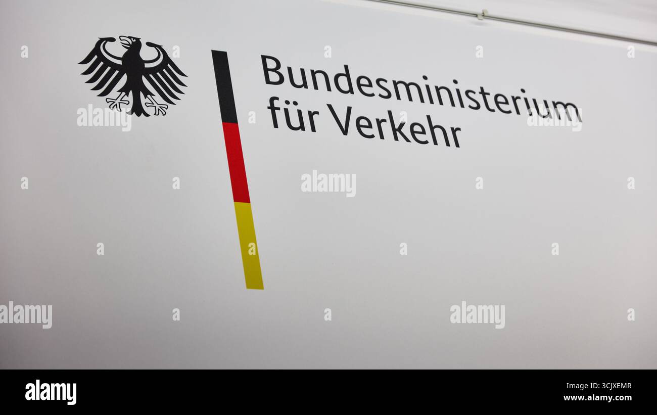 BERLIN, GERMANY - September 7th, 2025: German transport ministry logo ...