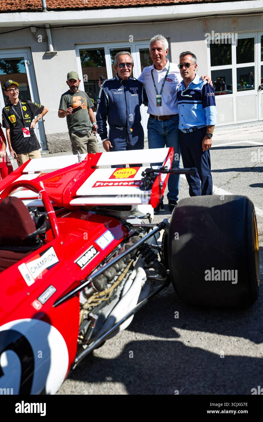 Jacky Ickx with Paulo Barilla, during the 2025 Formula 1 Pirelli Grand Premio dâ??Italia, 2025 ...