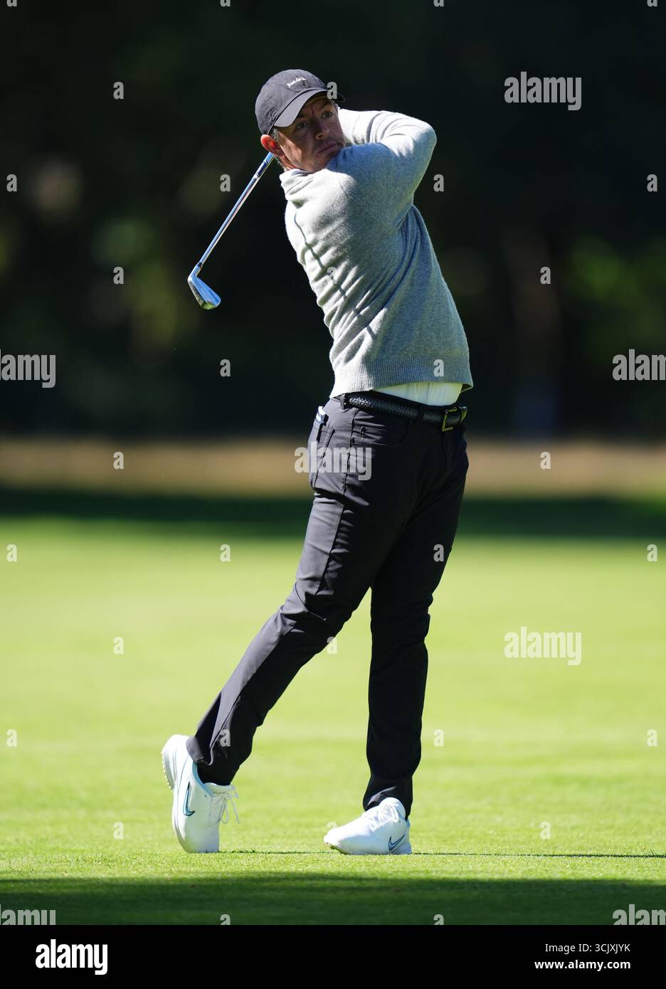 Rory McIlroy ahead of the 2025 BMW PGA Championship at Wentworth Golf Club in Virginia Water ...