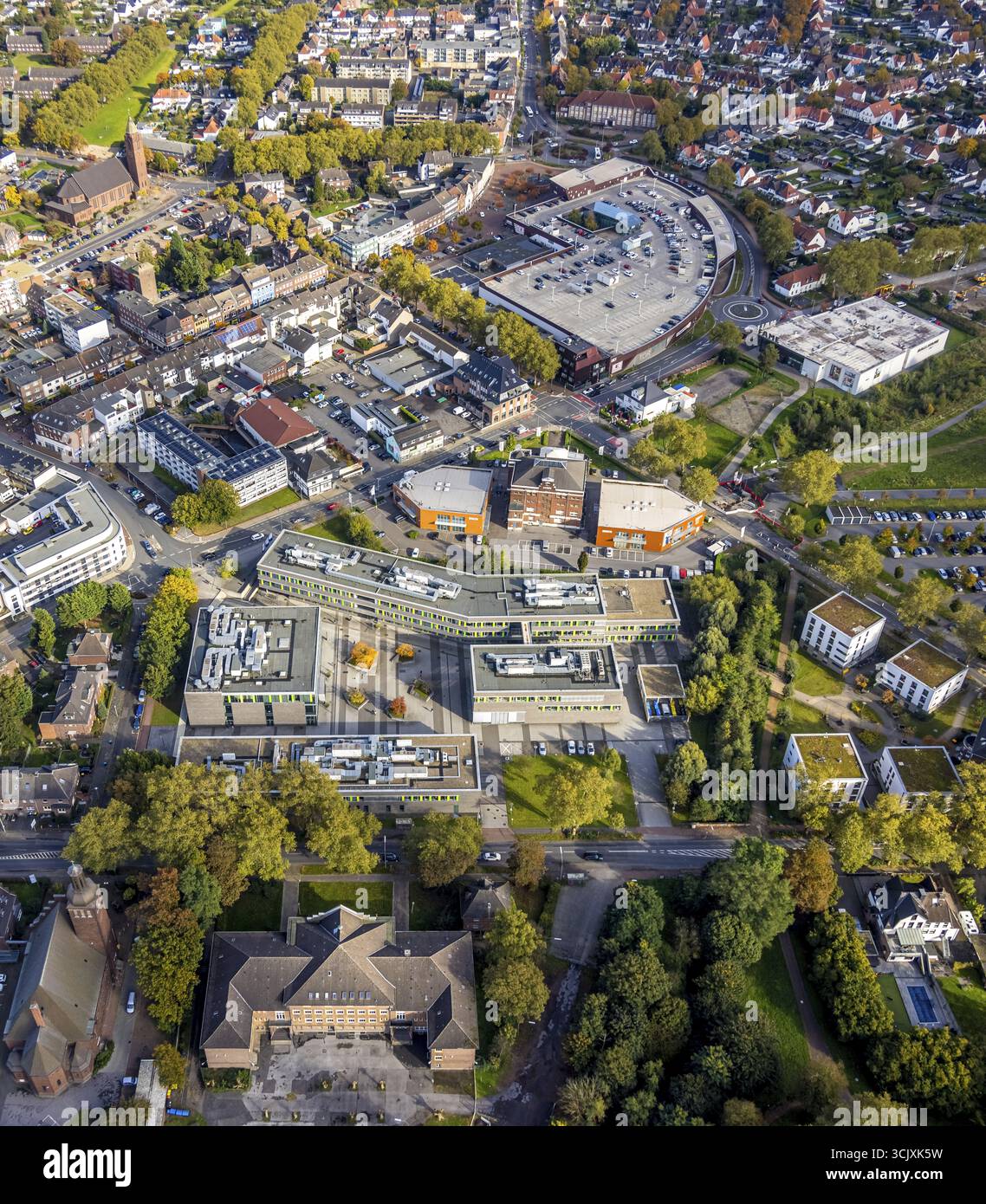 Aerial view, Rhine-Waal University of Applied Sciences, educational ...