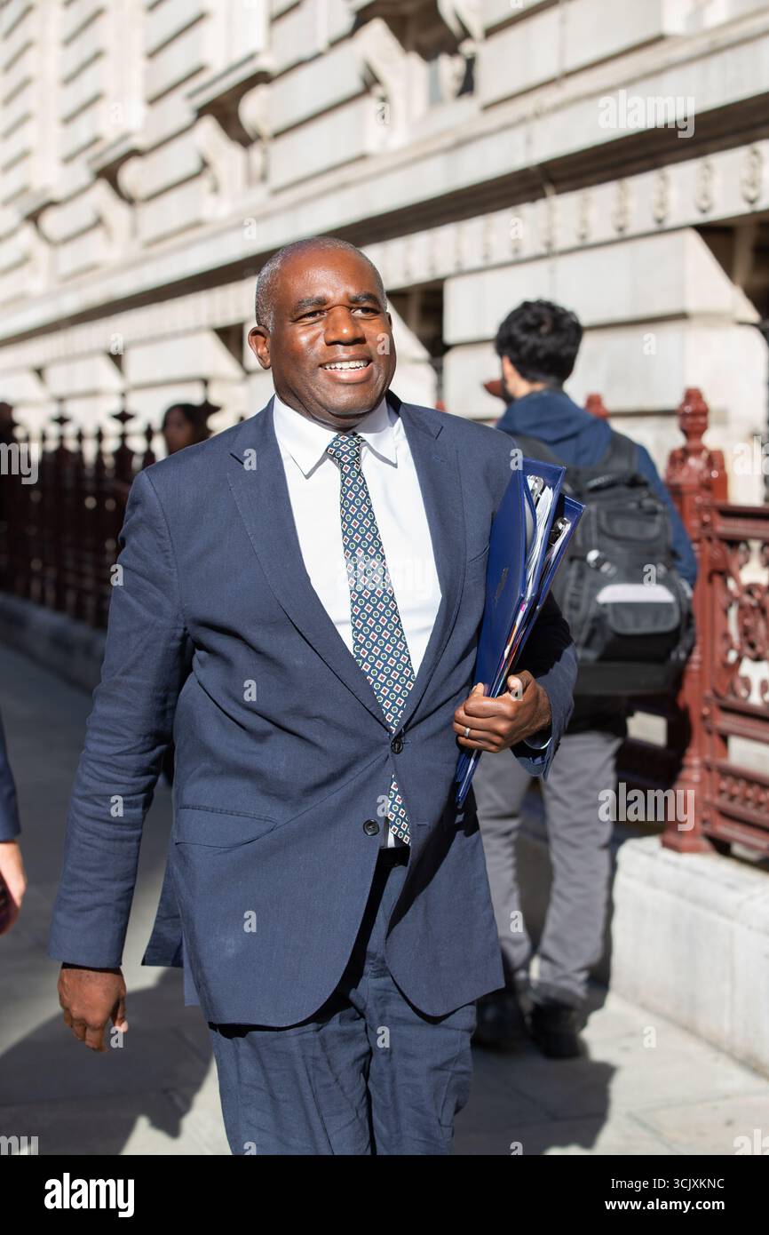 London, England,9th Sep 2025 David Lammy Deputy PM & justice secretary ...