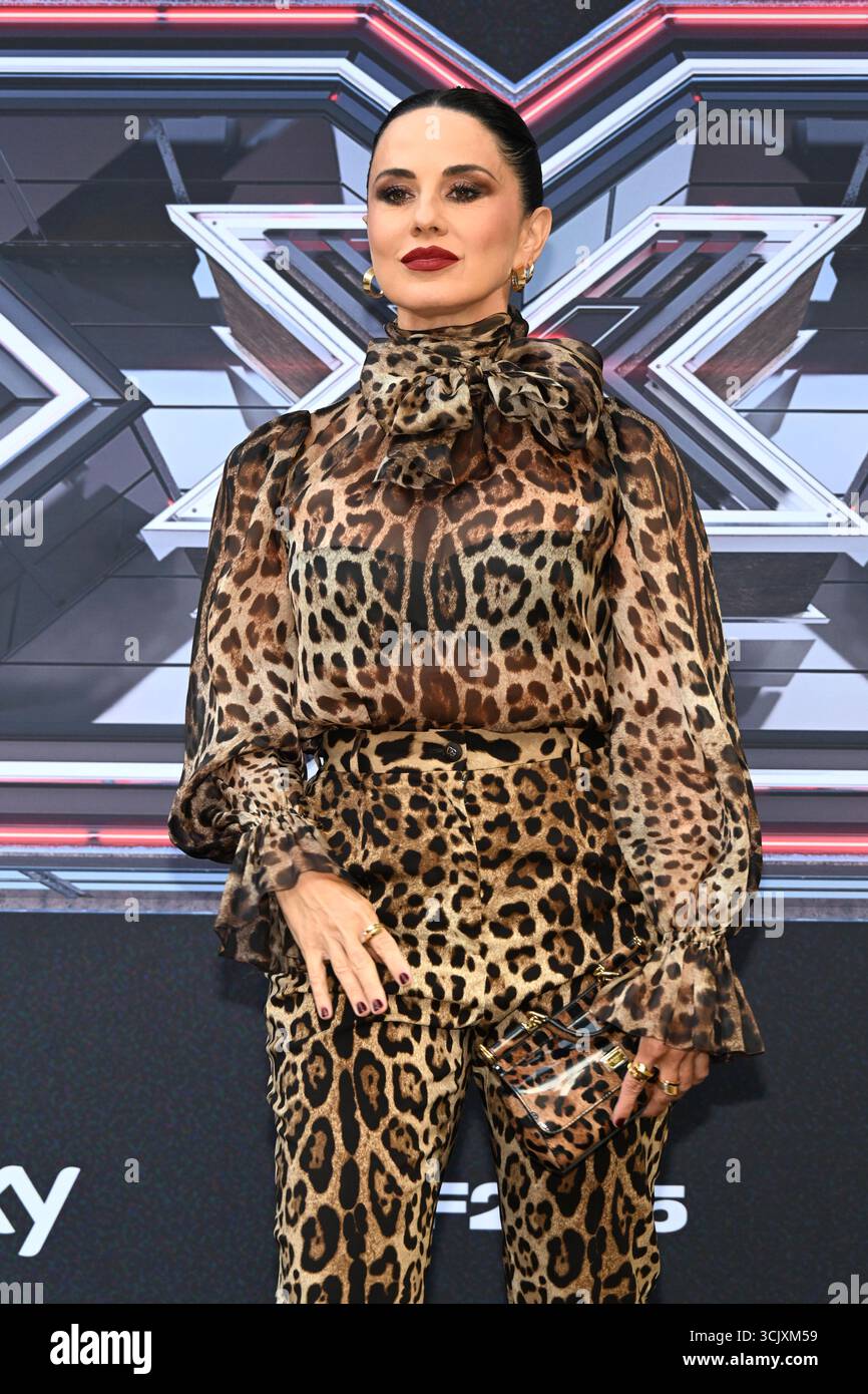 Milan Photocall "X Factor 2025", Sky1. Pictured: Paola Iezzi Stock ...