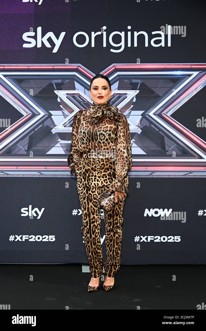 Milan Photocall "X Factor 2025", Sky1. Pictured: Paola Iezzi Stock ...