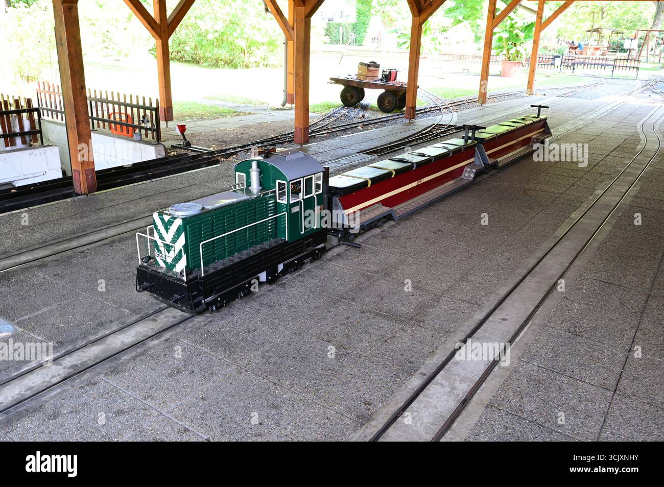 Miniature railway train in Budapest, Hungary Stock Photo - Alamy