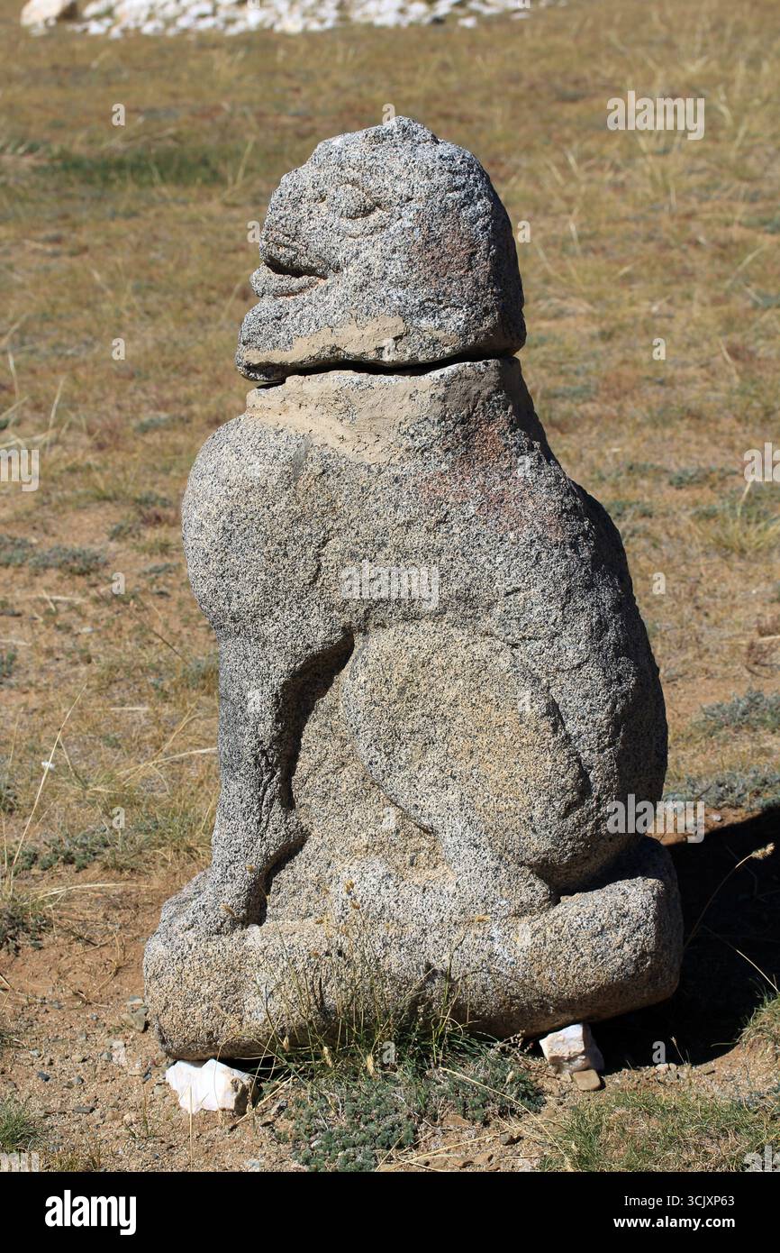 The Shatar Chuluu memorial site is located in Bayanhongor Province ...