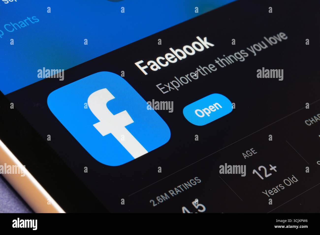 Facebook logo app icon hi-res stock photography and images - Alamy