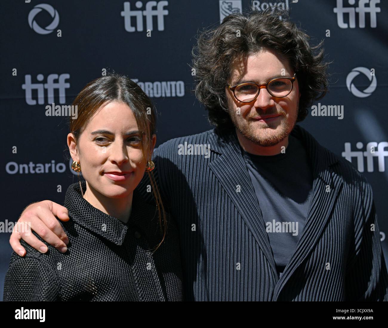 Toronto, Canada. 08th Sep, 2025. Director Daniel Roher (R) and Kari ...