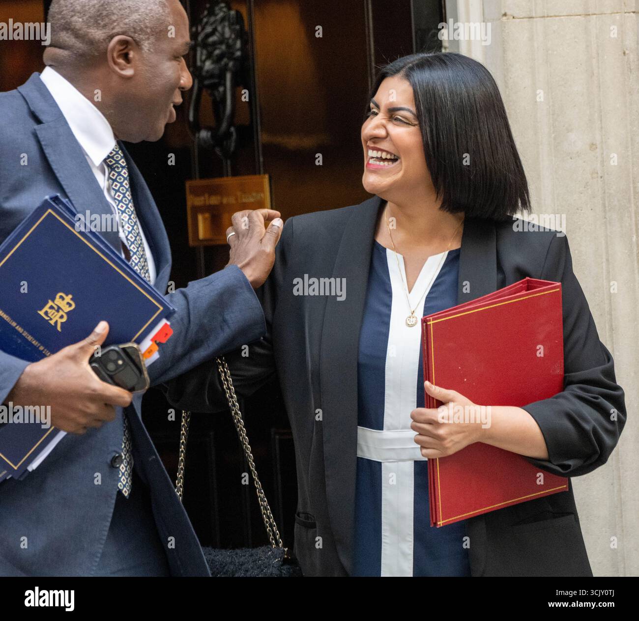 London UK 09 Sep 2025 David Lammy, Justice Secretary, and Shabana ...