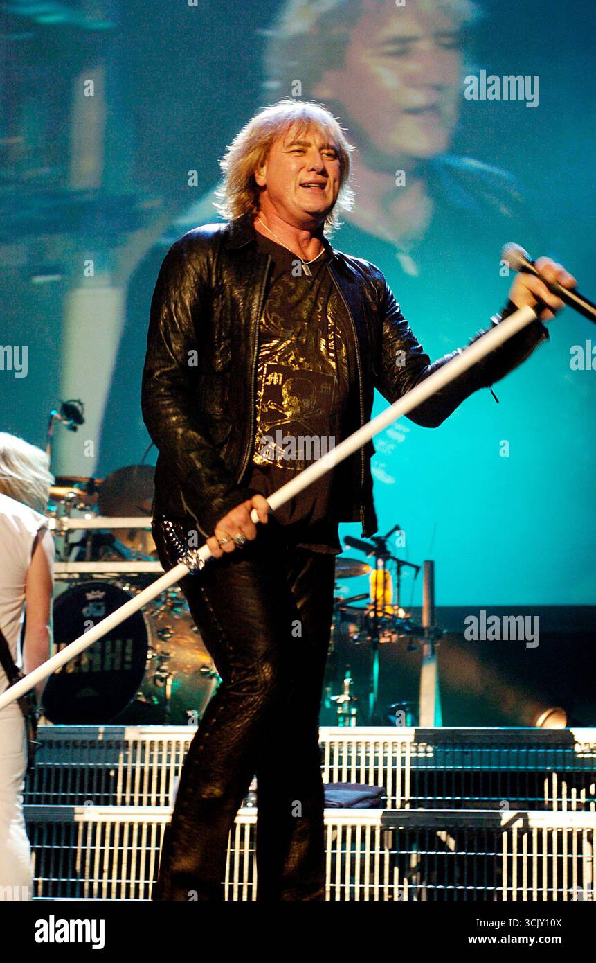 Joe Elliot of Def Leppard plays his hometown of Sheffield, at the ...