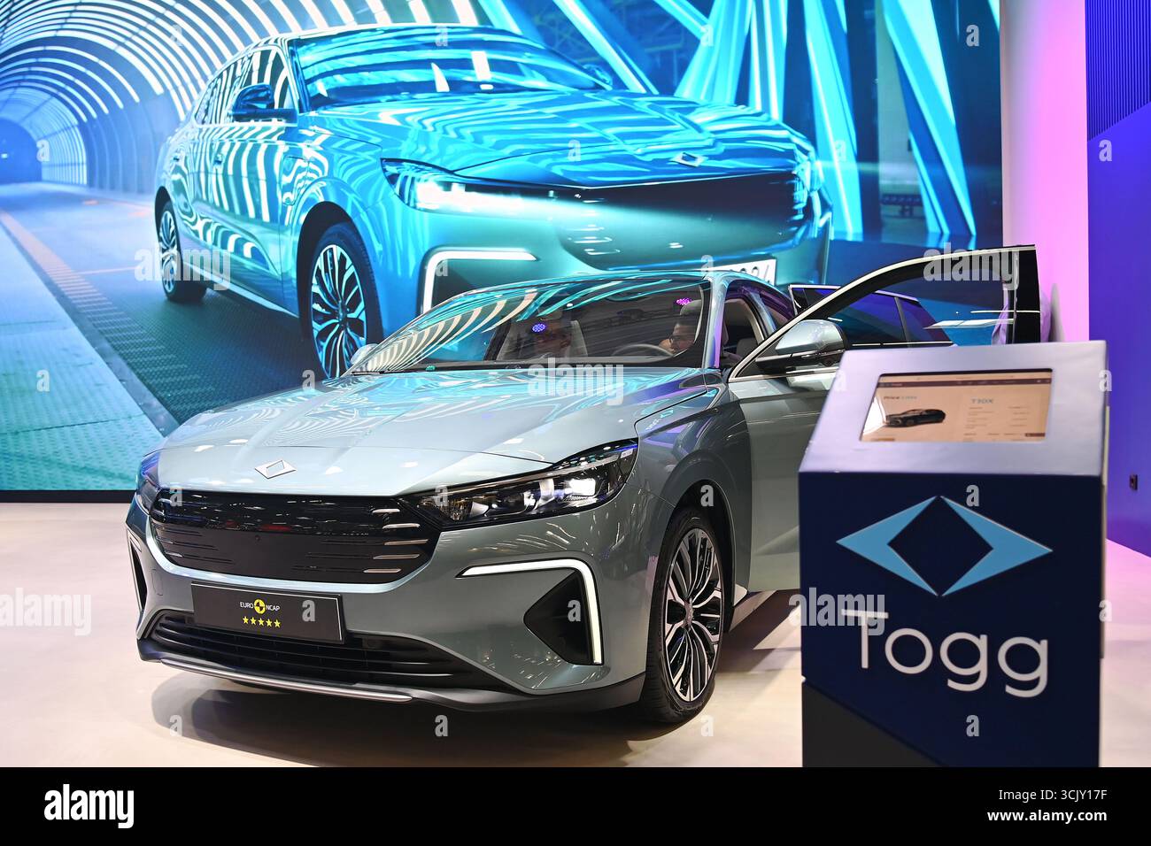 Opening on September 9, 2025, with the Turkish automaker TOGG's stand ...