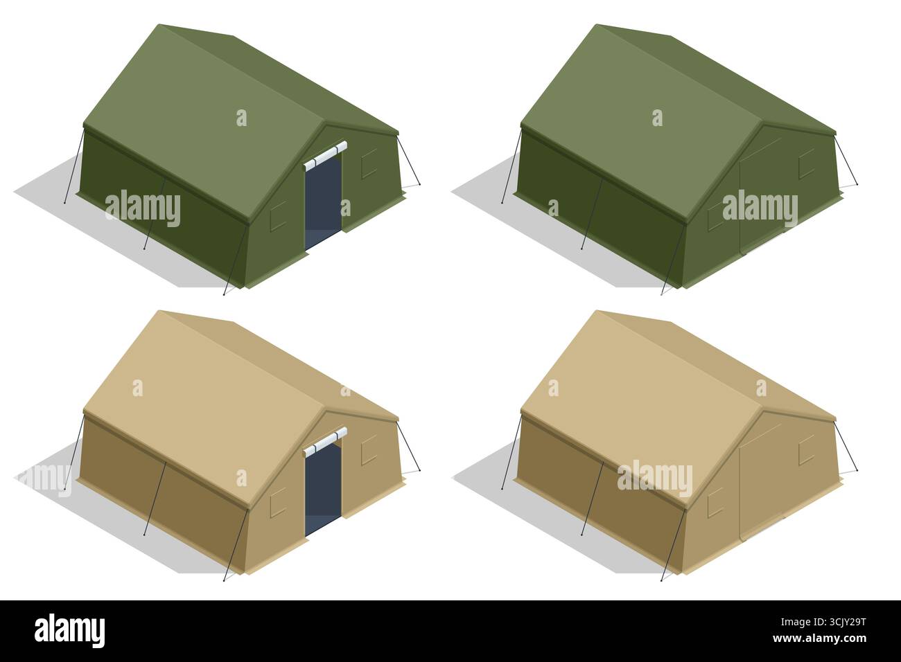 Humanitarian aid tents Stock Vector Images - Alamy