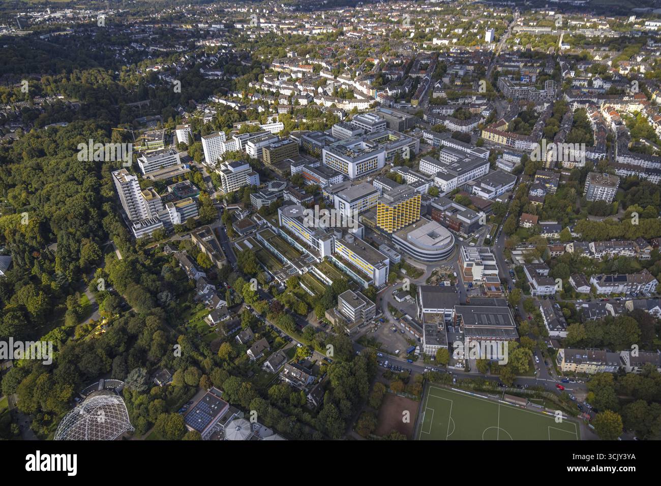 Aerial view, University Hospital Essen Hospital, Holsterhausen, Essen ...
